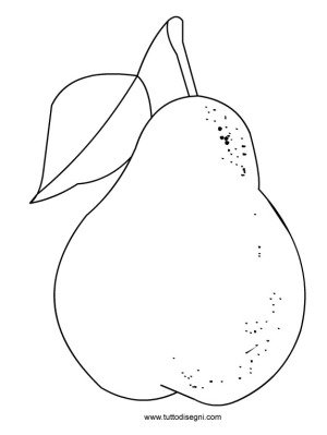 Disegno pera - TuttoDisegni.com