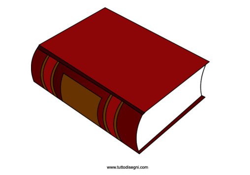 Libro chiuso da stampare - TuttoDisegni.com