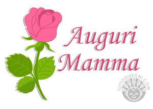 Scritta auguri mamma - TuttoDisegni.com