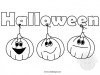 Zucche di Halloween da colorare - TuttoDisegni.com