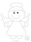 Disegni per bambini da colorare - Angelo - TuttoDisegni.com