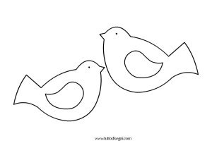 Sagome uccelli - TuttoDisegni.com
