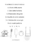 Filastrocca delle vocali - TuttoDisegni.com