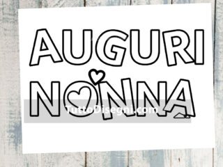 Auguri nonna - TuttoDisegni.com