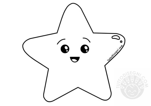 Stella Kawaii - TuttoDisegni.com