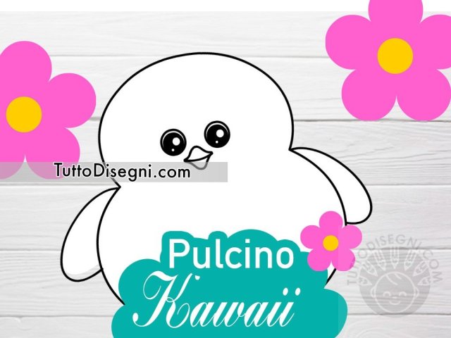 Pulcino Kawaii - TuttoDisegni.com