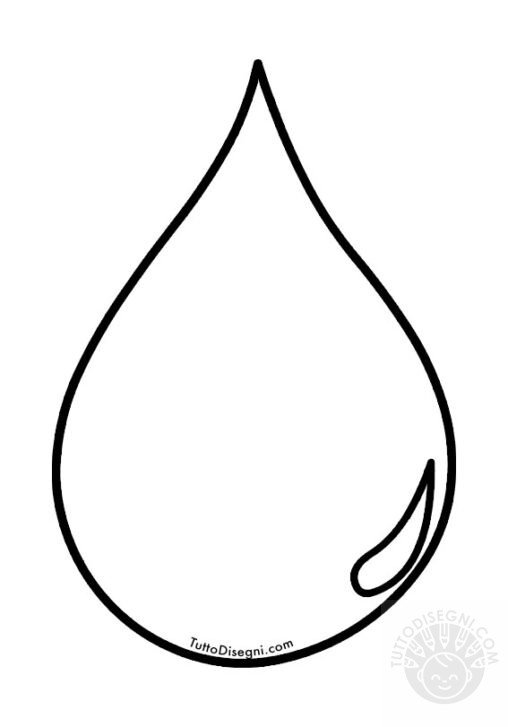 Goccia d'acqua disegno - TuttoDisegni.com