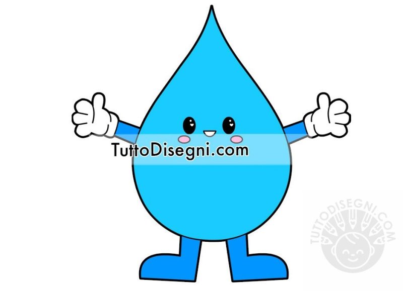 Gocciolina disegno - TuttoDisegni.com