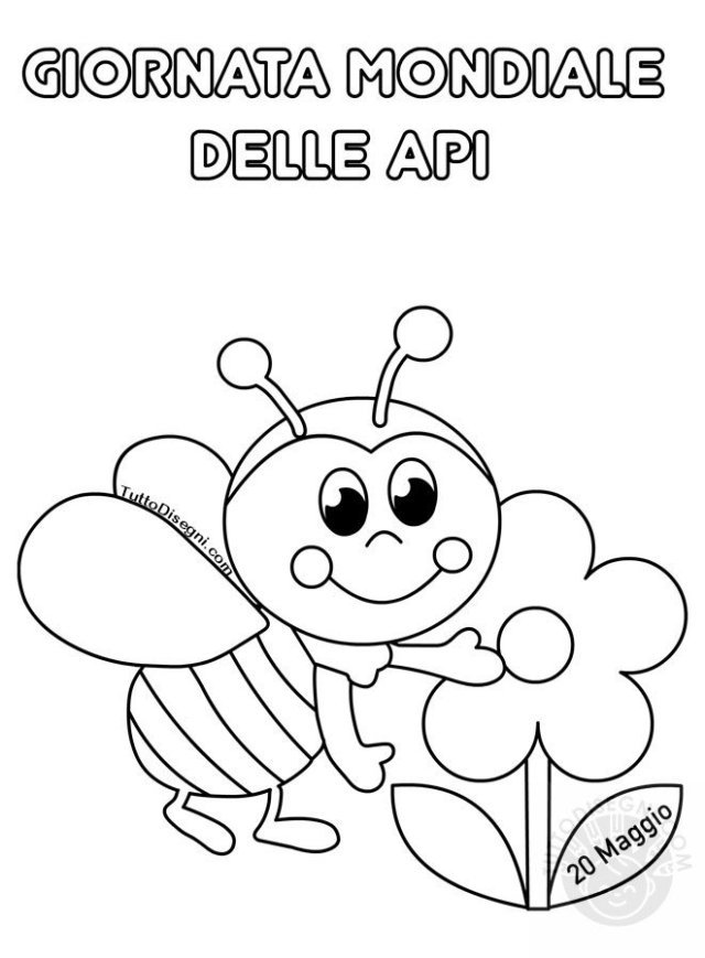 Giornata Mondiale Delle Api Tuttodisegni