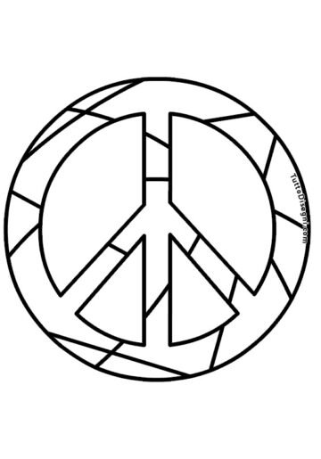 Simbolo della pace - TuttoDisegni.com