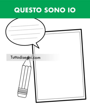 Questo sono io scheda didattica - TuttoDisegni.com