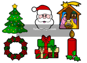 Simboli del Natale - TuttoDisegni.com