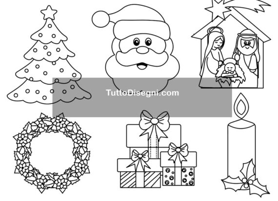 Simboli natalizi - TuttoDisegni.com