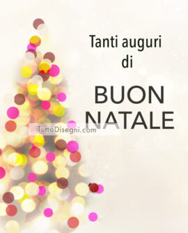 Tanti auguri di Buon Natale - TuttoDisegni.com