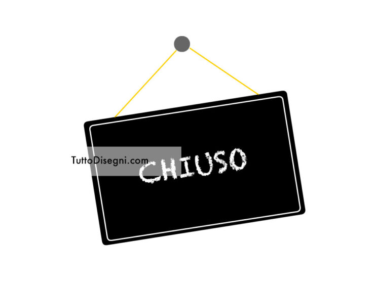 Chiuso - TuttoDisegni.com