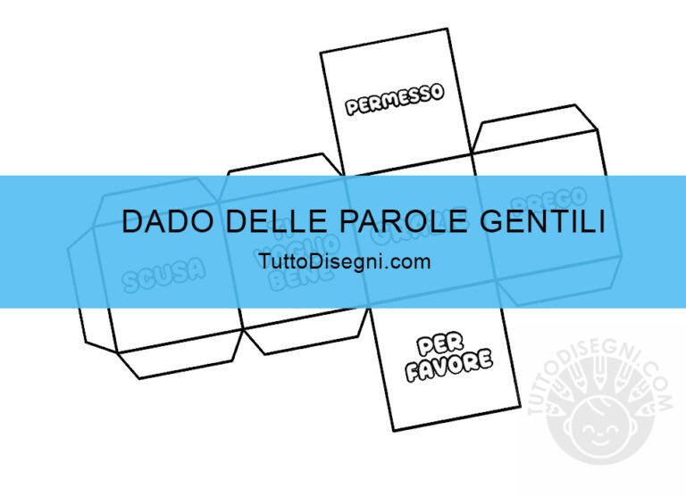 Il dado della gentilezza - TuttoDisegni.com