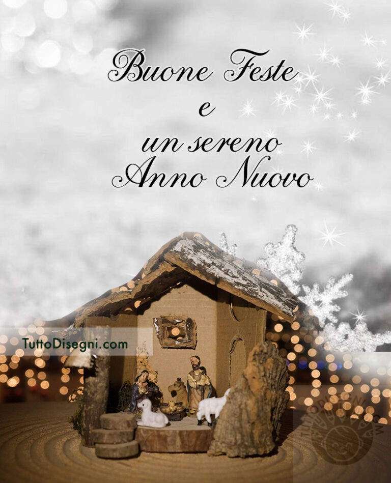 Buone Feste e un sereno Anno Nuovo - TuttoDisegni.com