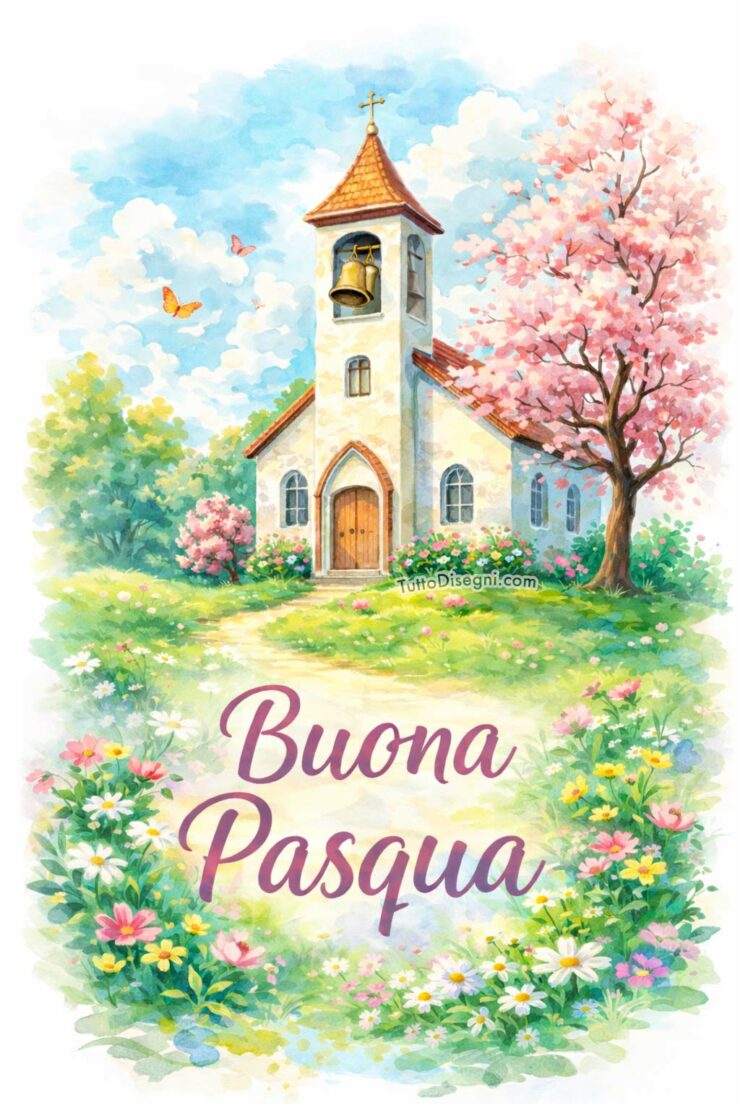 Buona Pasqua 2026 - TuttoDisegni.com