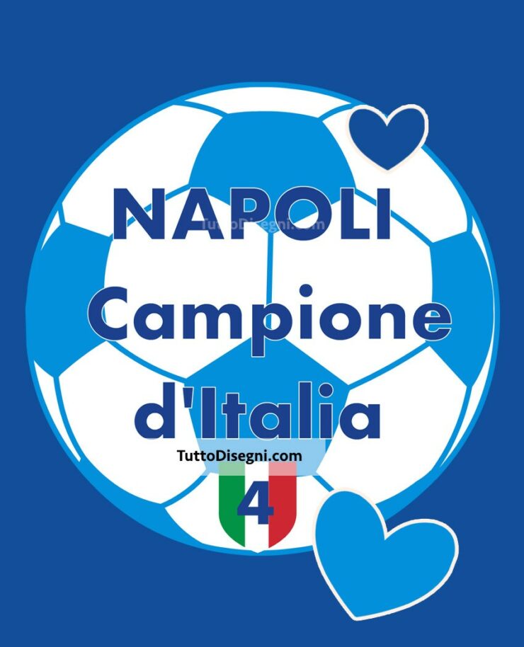 Napoli Campione d'Italia 2025 - TuttoDisegni.com