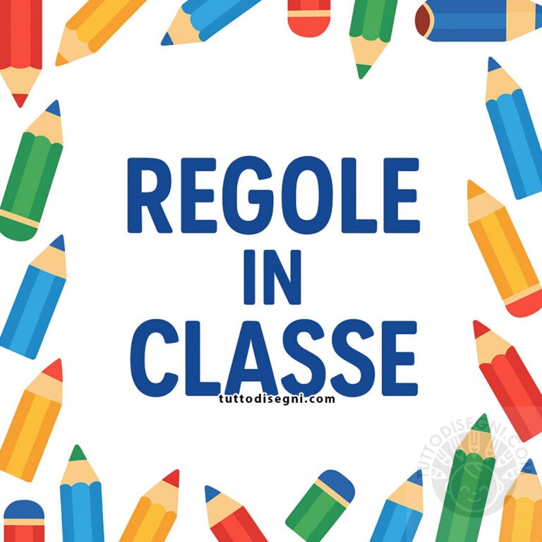 Regole in classe da stampare - TuttoDisegni.com