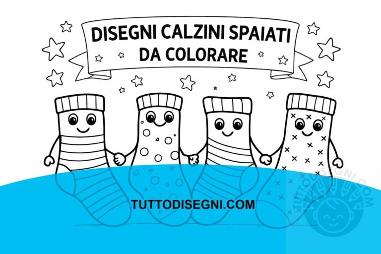 Attività Calzini Spaiati scuola primaria - TuttoDisegni.com